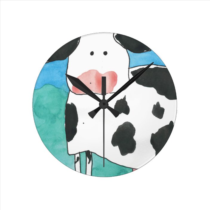 Cow Wall Clock | Zazzle.com