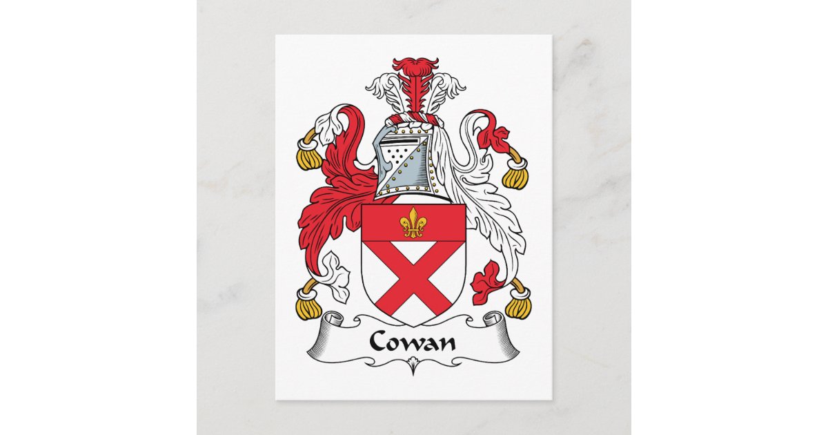 Cowan Family Crest Postcard | Zazzle