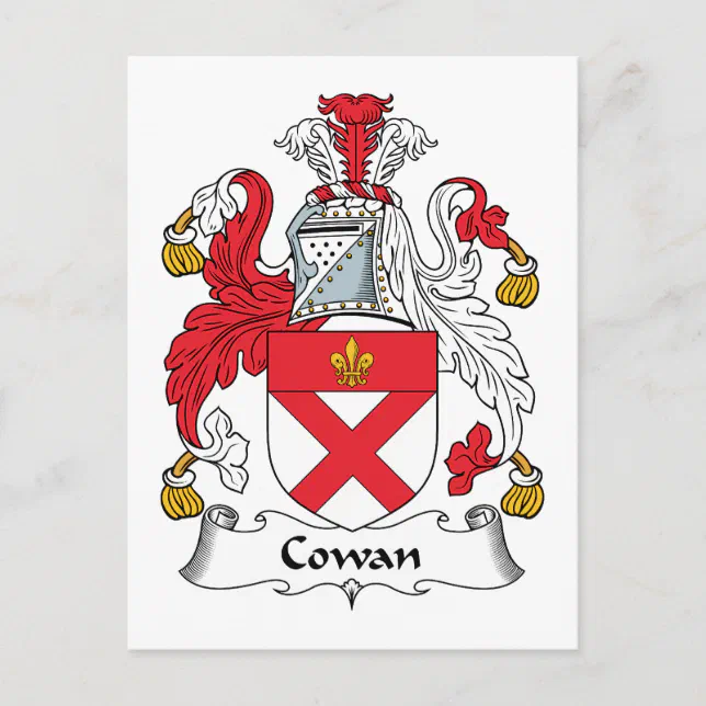 Cowan Family Crest Postcard | Zazzle