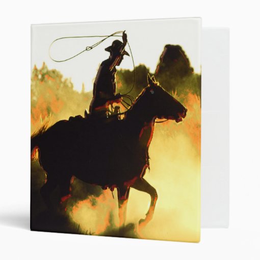 Cowboy 1 Binder | Zazzle