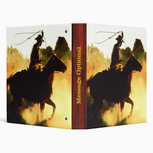 Cowboy 1 Binder | Zazzle