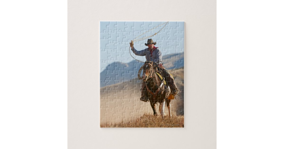 Cowboy 7 jigsaw puzzle | Zazzle
