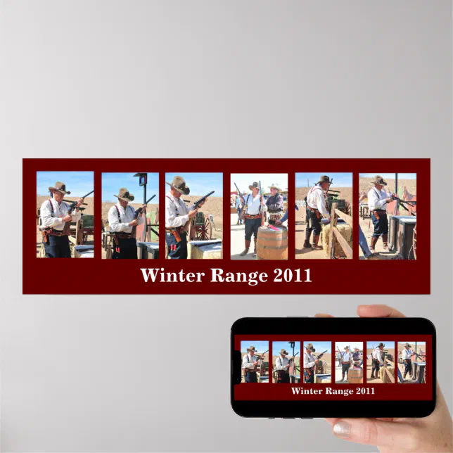 Cowboy Action Shooting Competition Poster Template | Zazzle