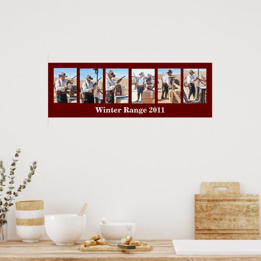 Cowboy Action Shooting Competition Poster Template | Zazzle