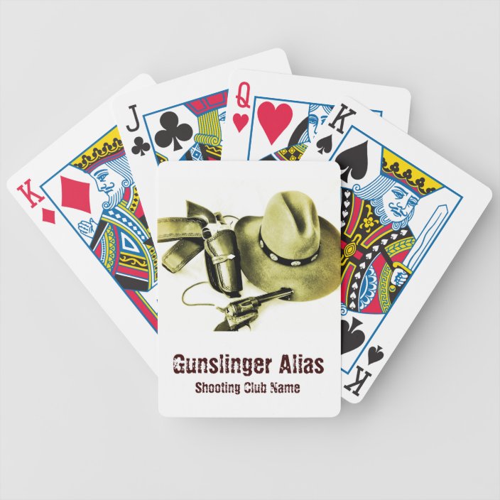 Cowboy Action Shooting Fast Draw Playing Card Deck | Zazzle.com