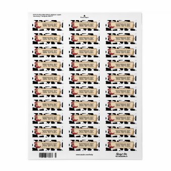 Cowboy Address Labels | Zazzle