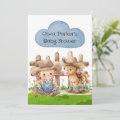 Cowboy and His Horse Boy Baby Shower Invitation | Zazzle