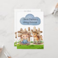 Cowboy and His Horse Boy Baby Shower Invitation | Zazzle