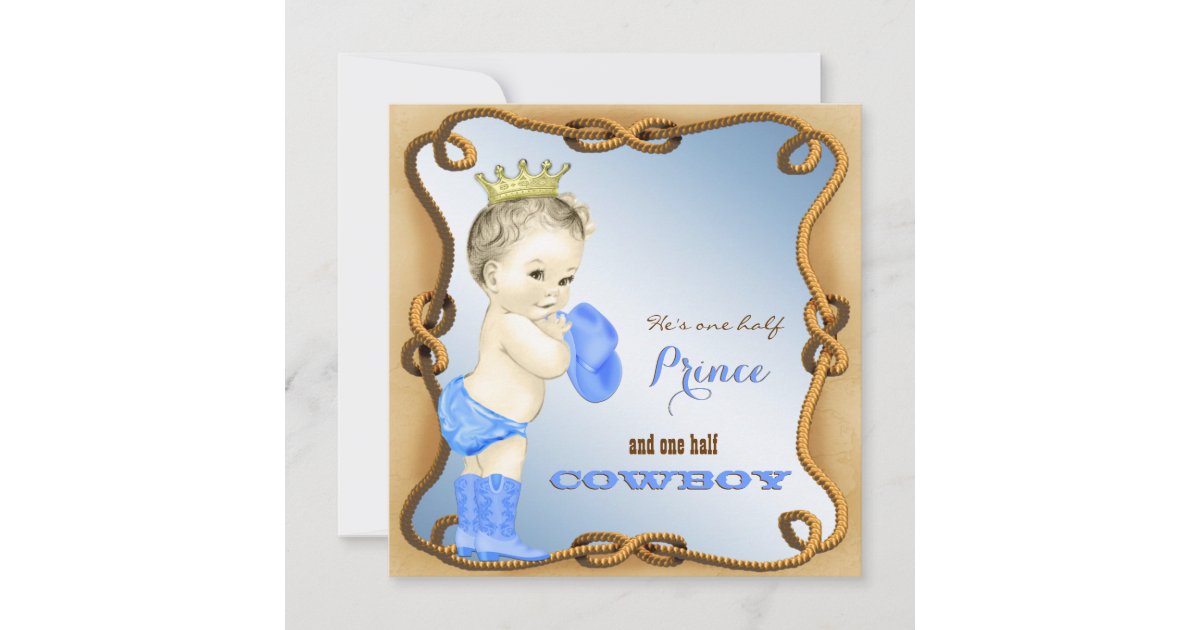 Cowboy Baby Shower Invitations | Zazzle