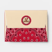 Cowboy, Bandana Style A6 Envelopes | Zazzle