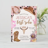 Cowboy Birthday 1st Rodeo Birthday Party Invitation | Zazzle