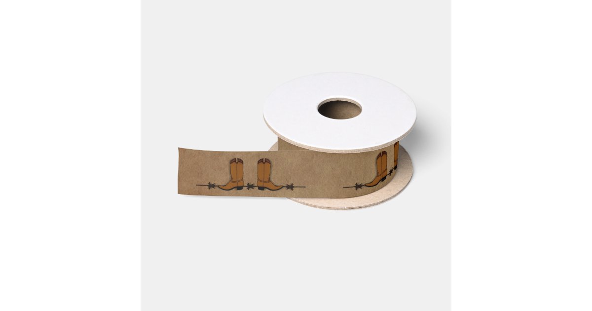Cowboy Boots Ribbon | Zazzle