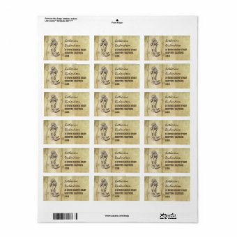 cowboy boots western address labels | Zazzle