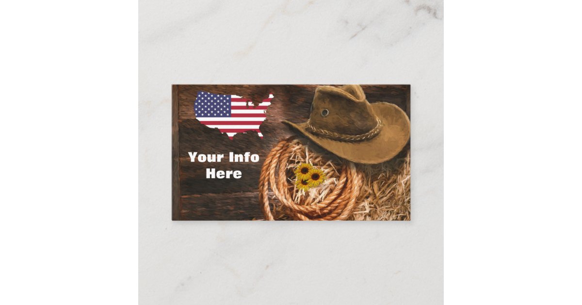 Cowboy Business Card | Zazzle
