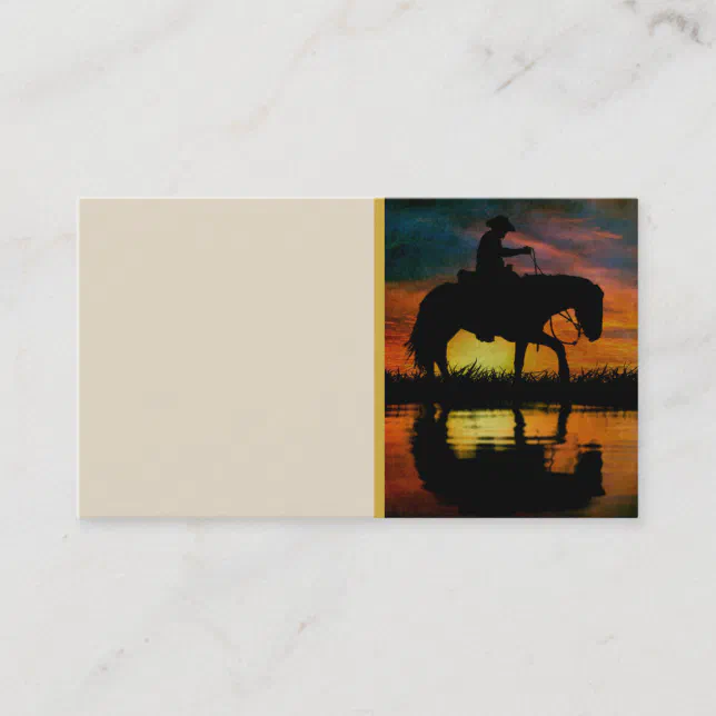 Cowboy Business Card | Zazzle