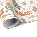 Cowboy Christmas Wrapping Paper | Western Wrapping | Zazzle