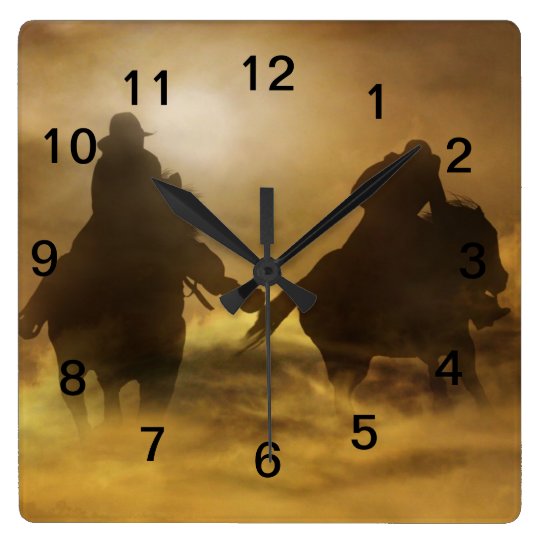 Cowboy Clock | Zazzle.com