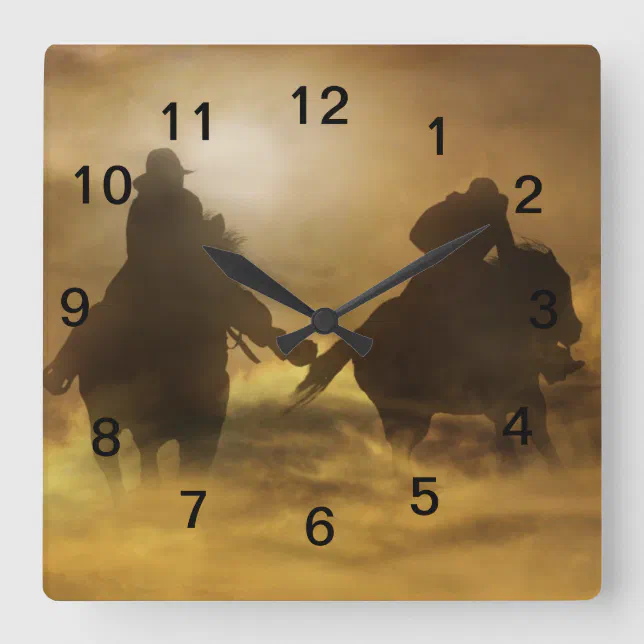 Cowboy Clock | Zazzle