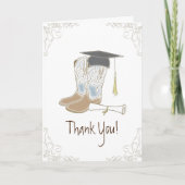 Cowboy Cowgirl Graduation Country Western Party Card | Zazzle