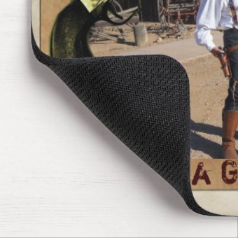 Cowboy Fast Draw Peacemaker Personalized Mousepad | Zazzle