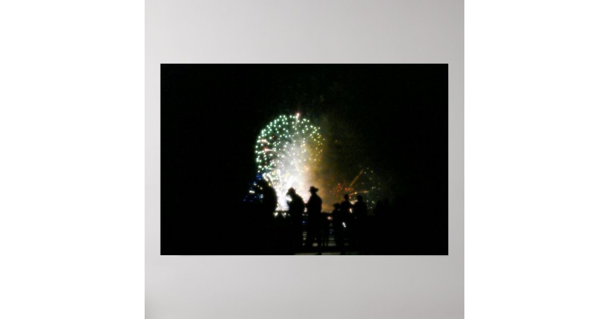 Cowboy Fireworks Poster | Zazzle