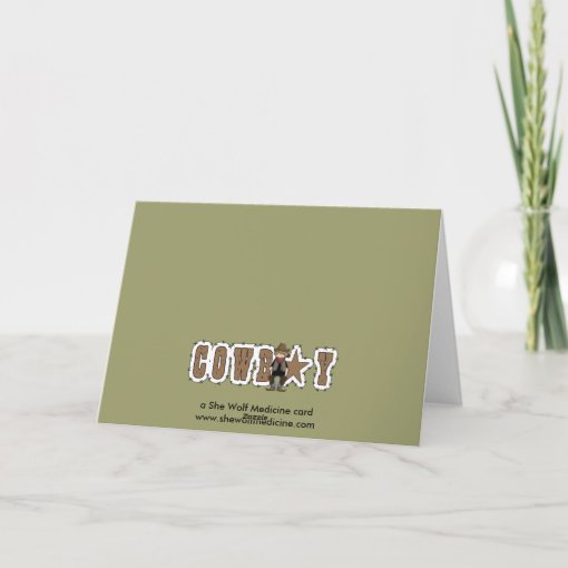 Cowboy Get Well - Western Illness & Injury Support Card | Zazzle