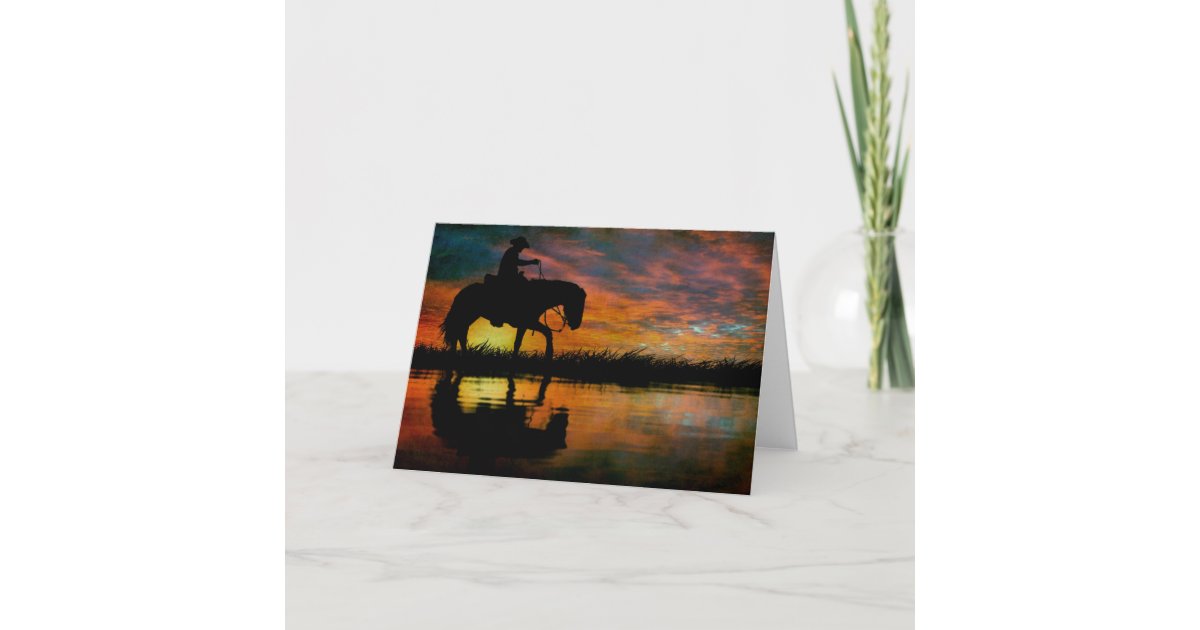Cowboy Greeting Card | Zazzle
