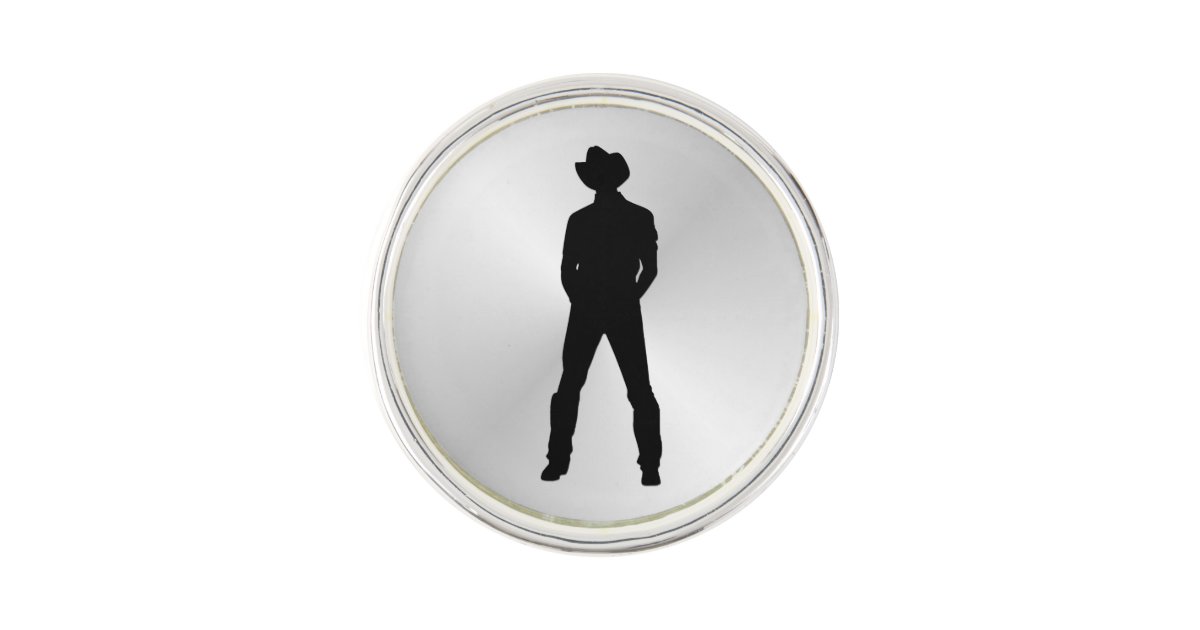 Cowboy Lapel Pin | Zazzle