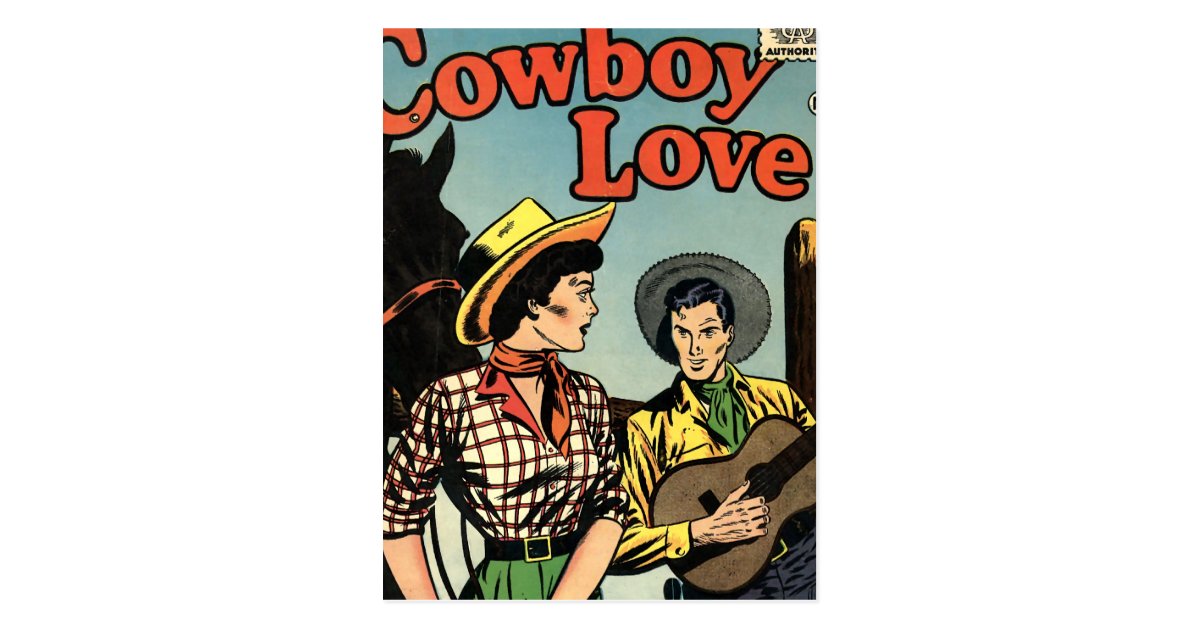 Cowboy Love Postcard | Zazzle.com