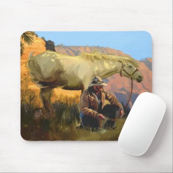 cowboy mouse pad | Zazzle