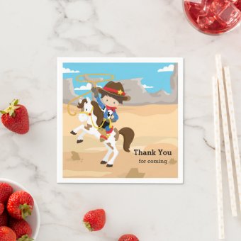 Cowboy Napkins | Zazzle