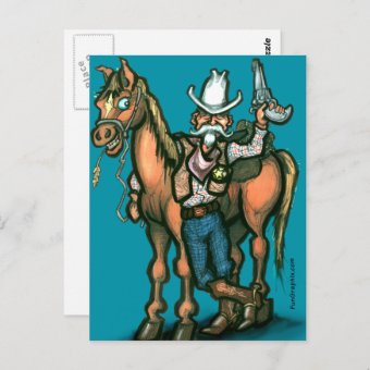 Cowboy Postcard | Zazzle