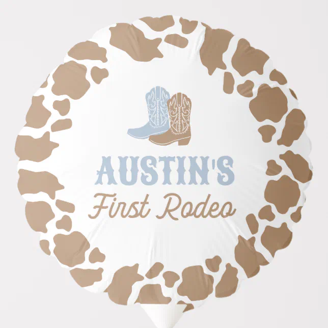 Cowboy Rodeo Birthday Party Balloon | Zazzle