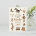 Cowboy Rodeo Birthday Party Invitation | Zazzle