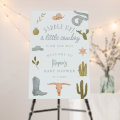 Cowboy Saddle Up Welcome Sign | Zazzle