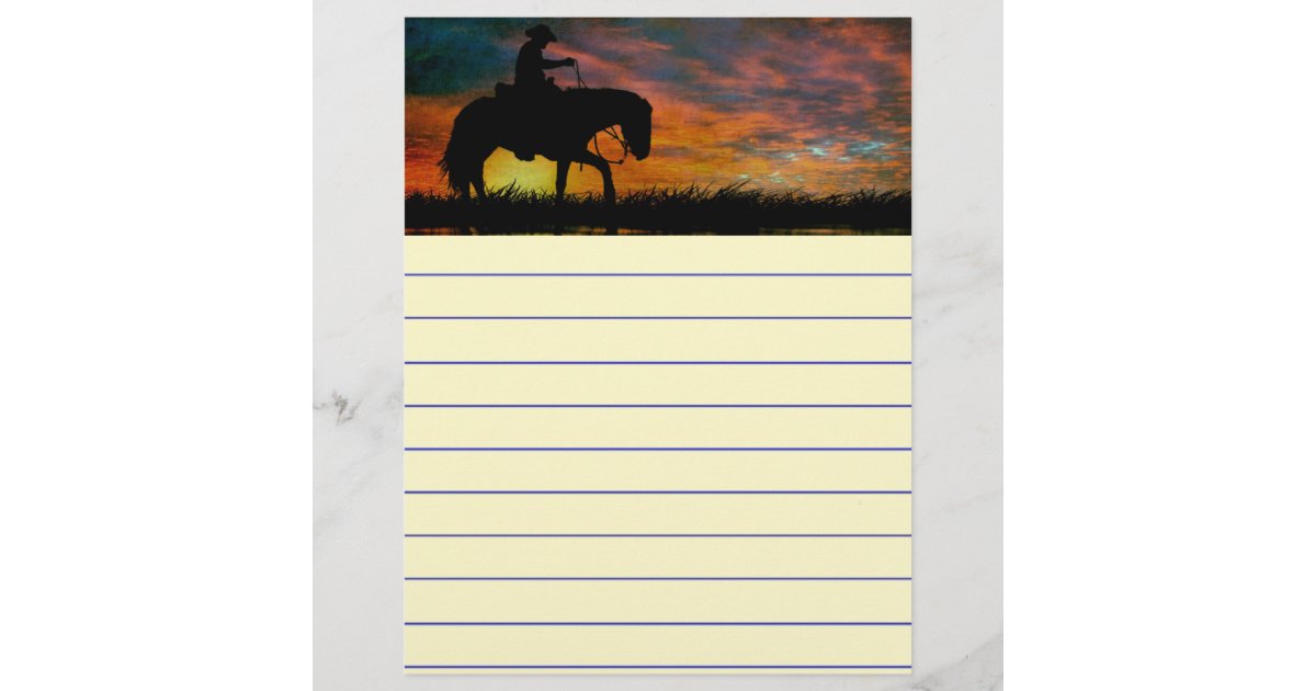 Cowboy Stationery | Zazzle
