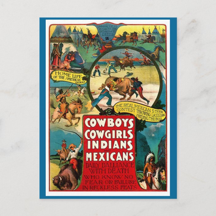 Cowboys, Cowgirls - Postcard | Zazzle.com