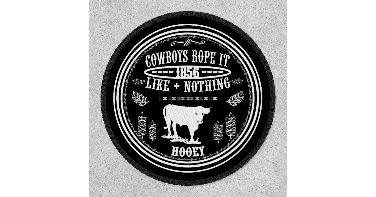 Cowboys Rope it like nothing Patch | Zazzle