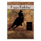 Cowgirl and Horse Happy Birthday Card | Zazzle.com