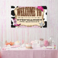 Cowgirl, Pink Birthday, Welcome Banner | Zazzle