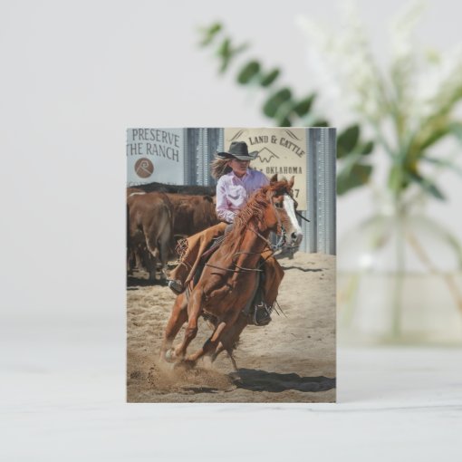 Cowgirl postcard | Zazzle