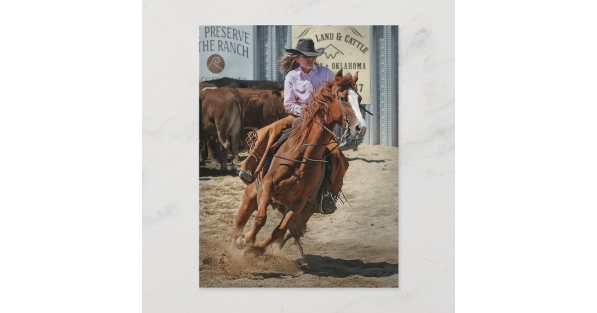 Cowgirl postcard | Zazzle