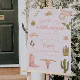 Cowgirl Saddle Up Welcome Sign | Zazzle