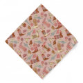Cowgirl Western Boho Cowboy Boots Bandana | Zazzle
