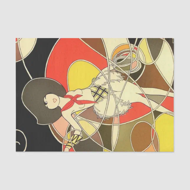 “Cowgirl With Lariat” by Jose Carlos Tissue Paper | Zazzle
