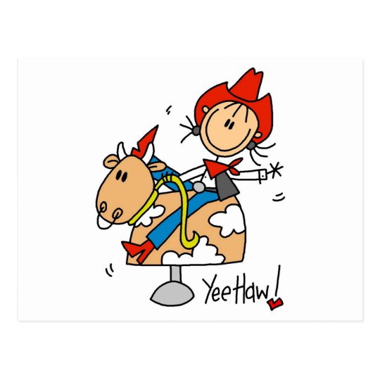 Cowgirl Yee Haw Tshirts and Gifts Postcard | Zazzle.com
