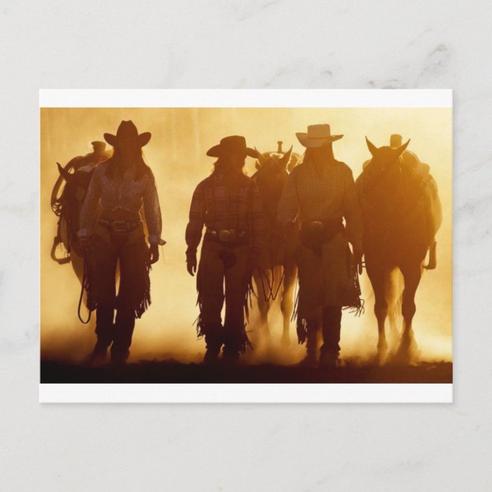 Cowgirls postcard | Zazzle.com