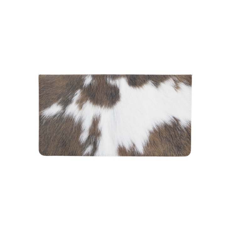 Cowhide. Checkbook Cover | Zazzle