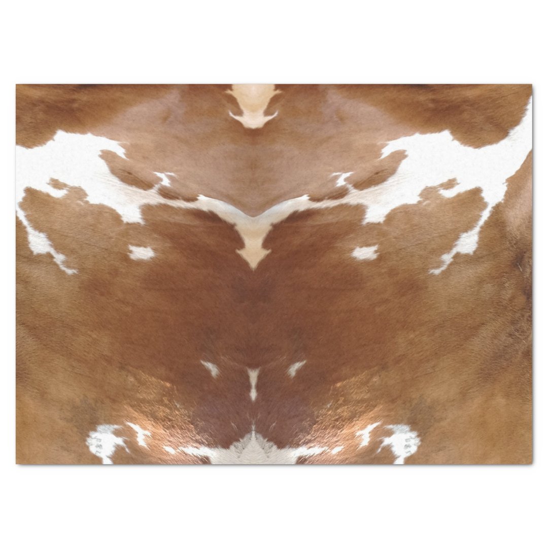 Cowhide Decoupage Paper | Zazzle