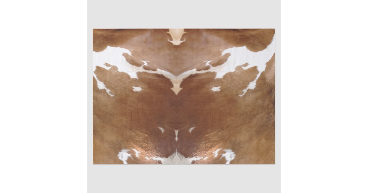Cowhide Decoupage Paper | Zazzle